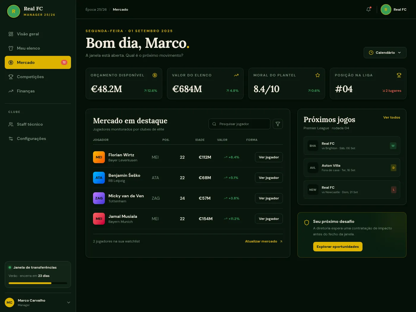 Real Football Manager