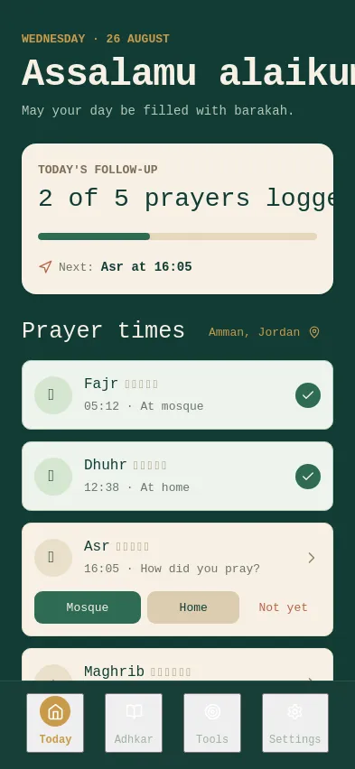 Al-Wird Daily Mobile
