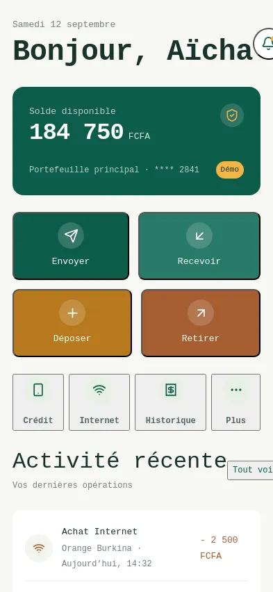 YAMS CASH Fintech App