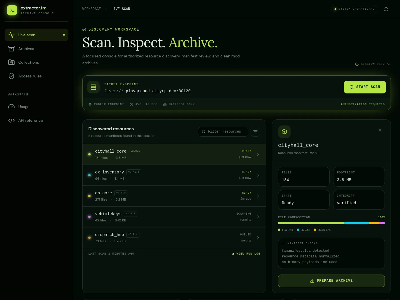 FiveM Resource Extractor