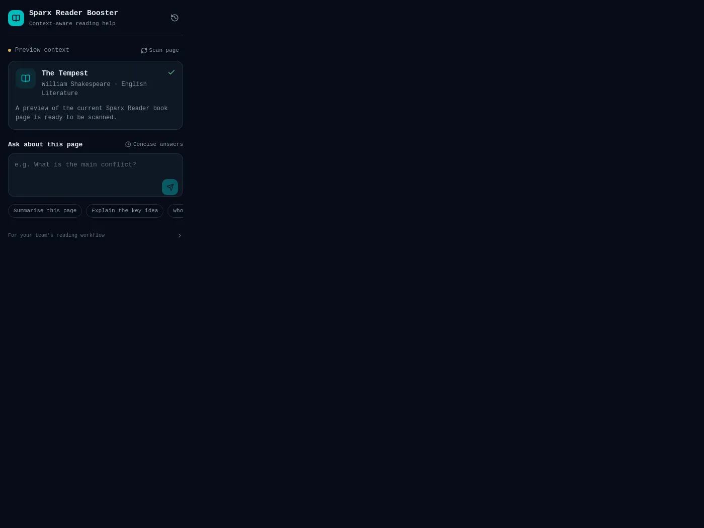 Sparx AI Reader Booster
