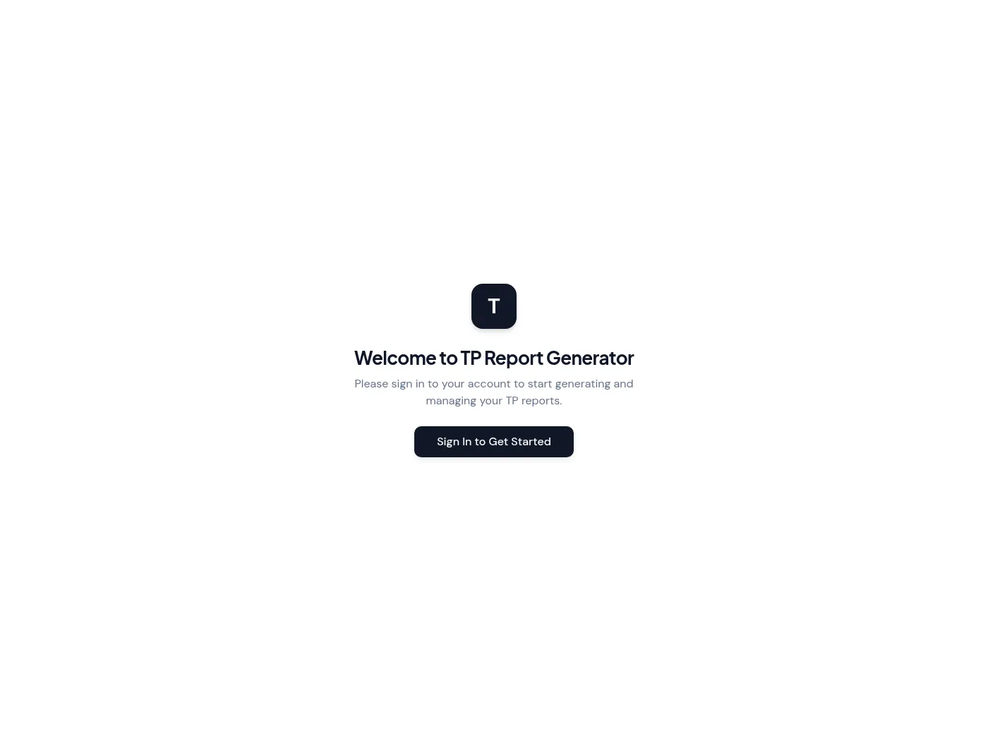TP Report Generator