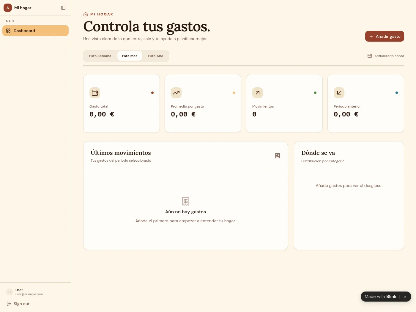 Vivienda Expense Tracker