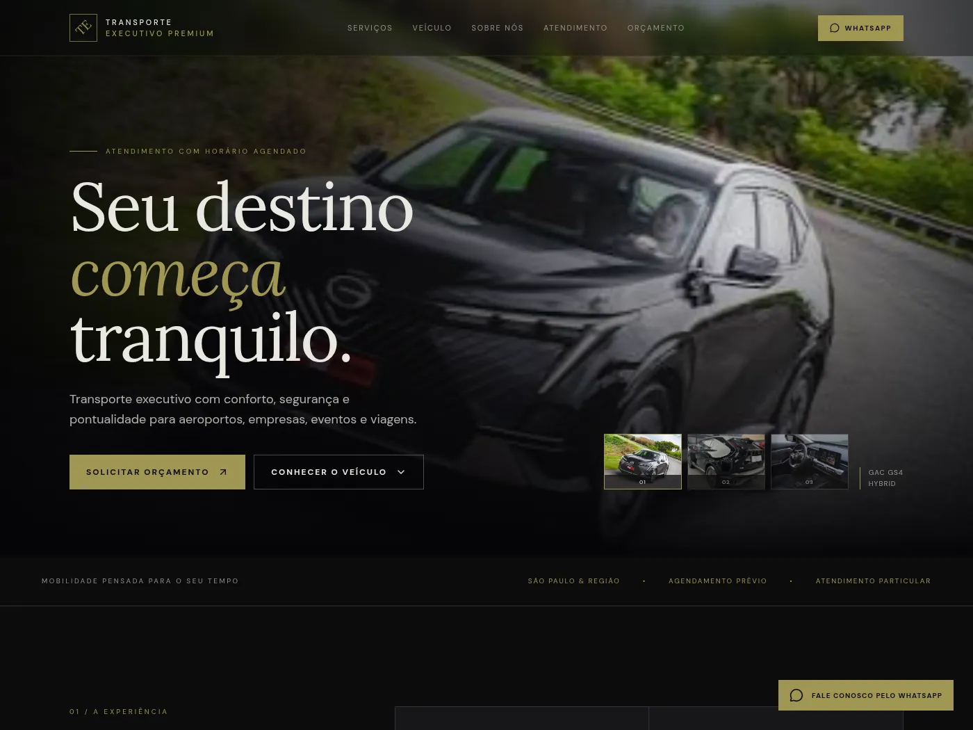 Transporte Executivo Premium