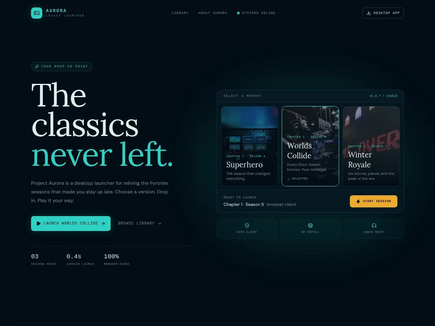Project Aurora Launcher