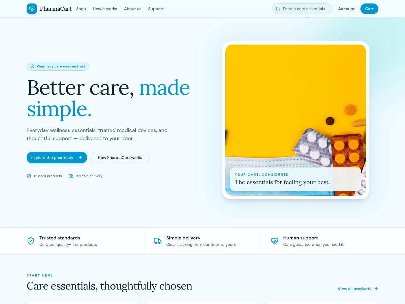 PharmaCart E-Commerce