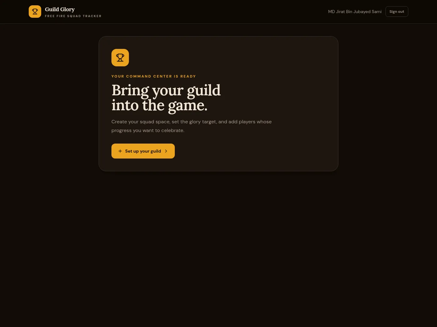 Guild Glory Tracker