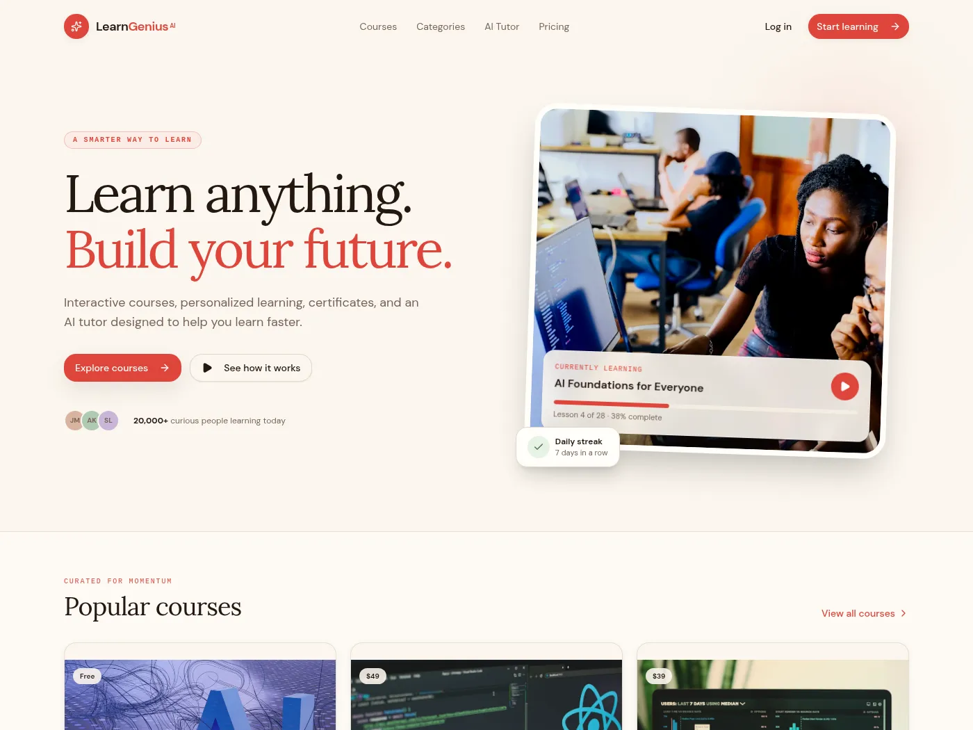 LearnGenius AI Platform