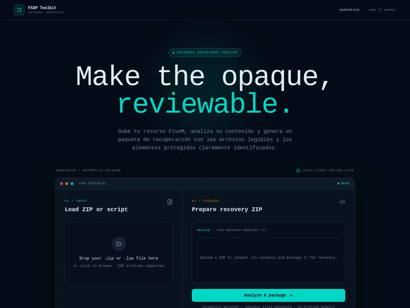 FXAP Lua Decrypt Toolkit