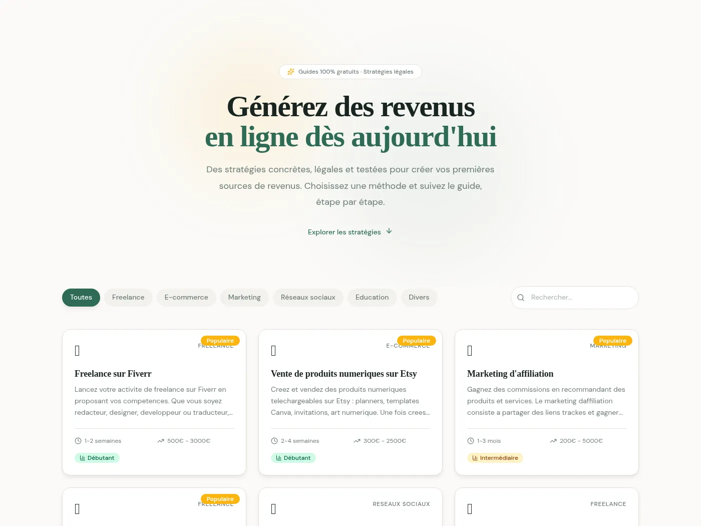 Argent Générateur Express