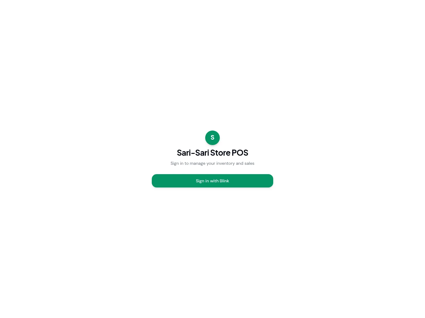 Sari Sari POS Manager