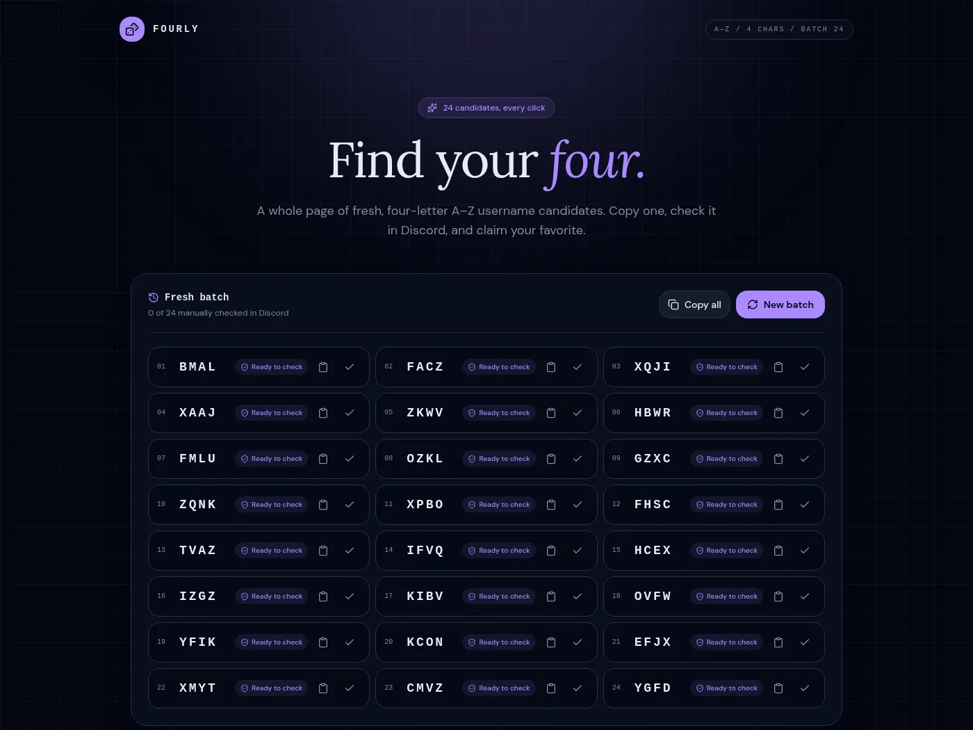 Discord 4L Username Finder
