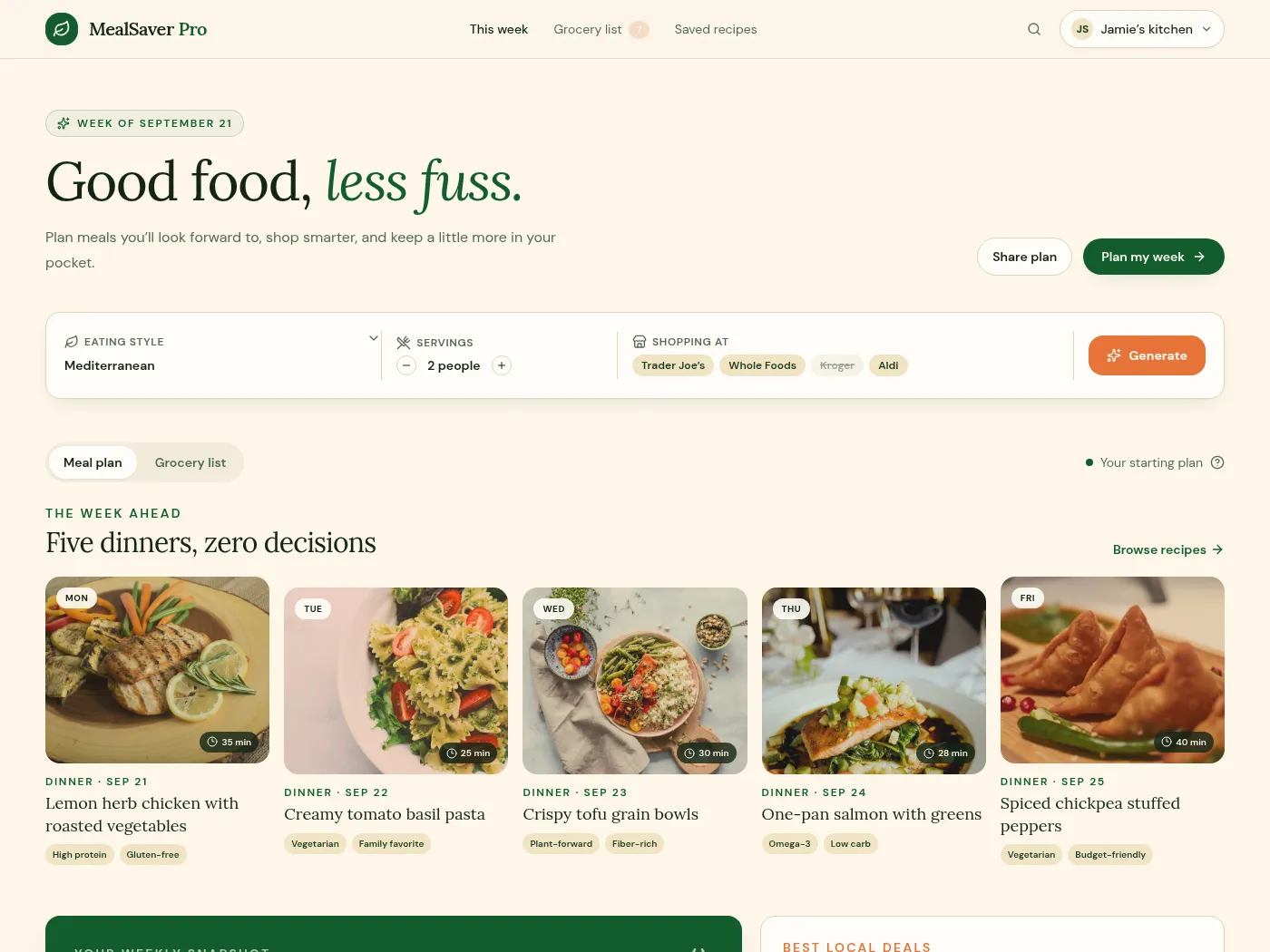 MealSaver Pro