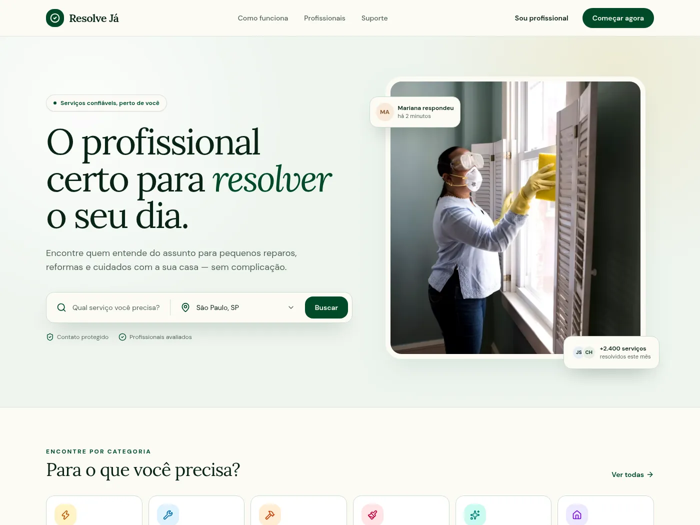 Resolve Já Marketplace