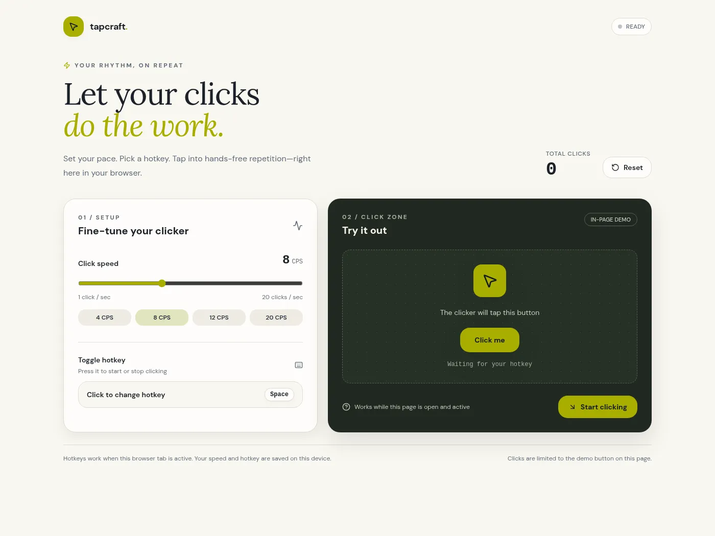 Hotkey Auto Clicker