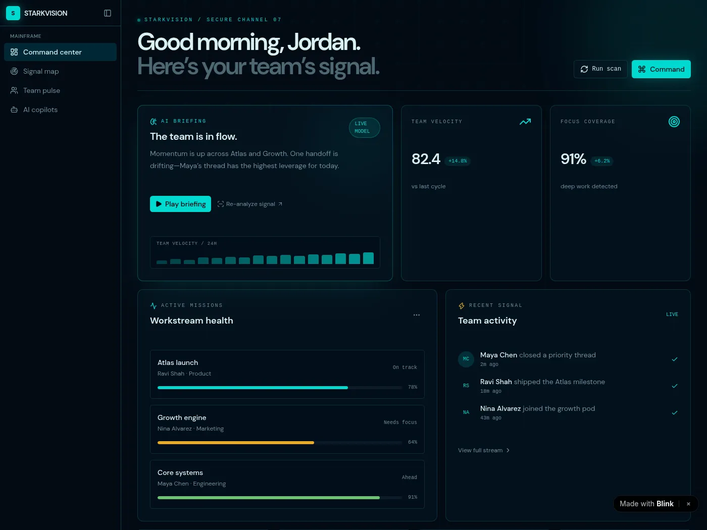 StarkVision Dashboard