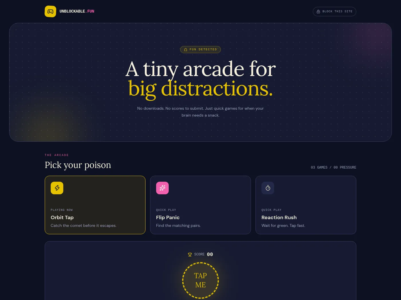 Unblockable Fun Portal