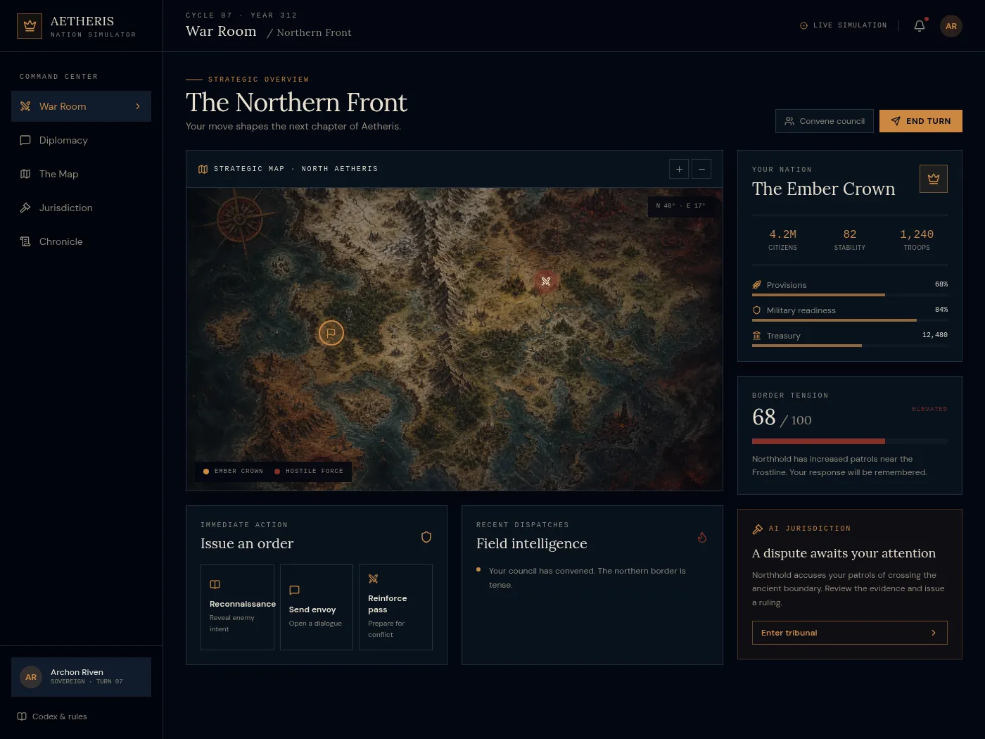 Fantasy Nation Simulator