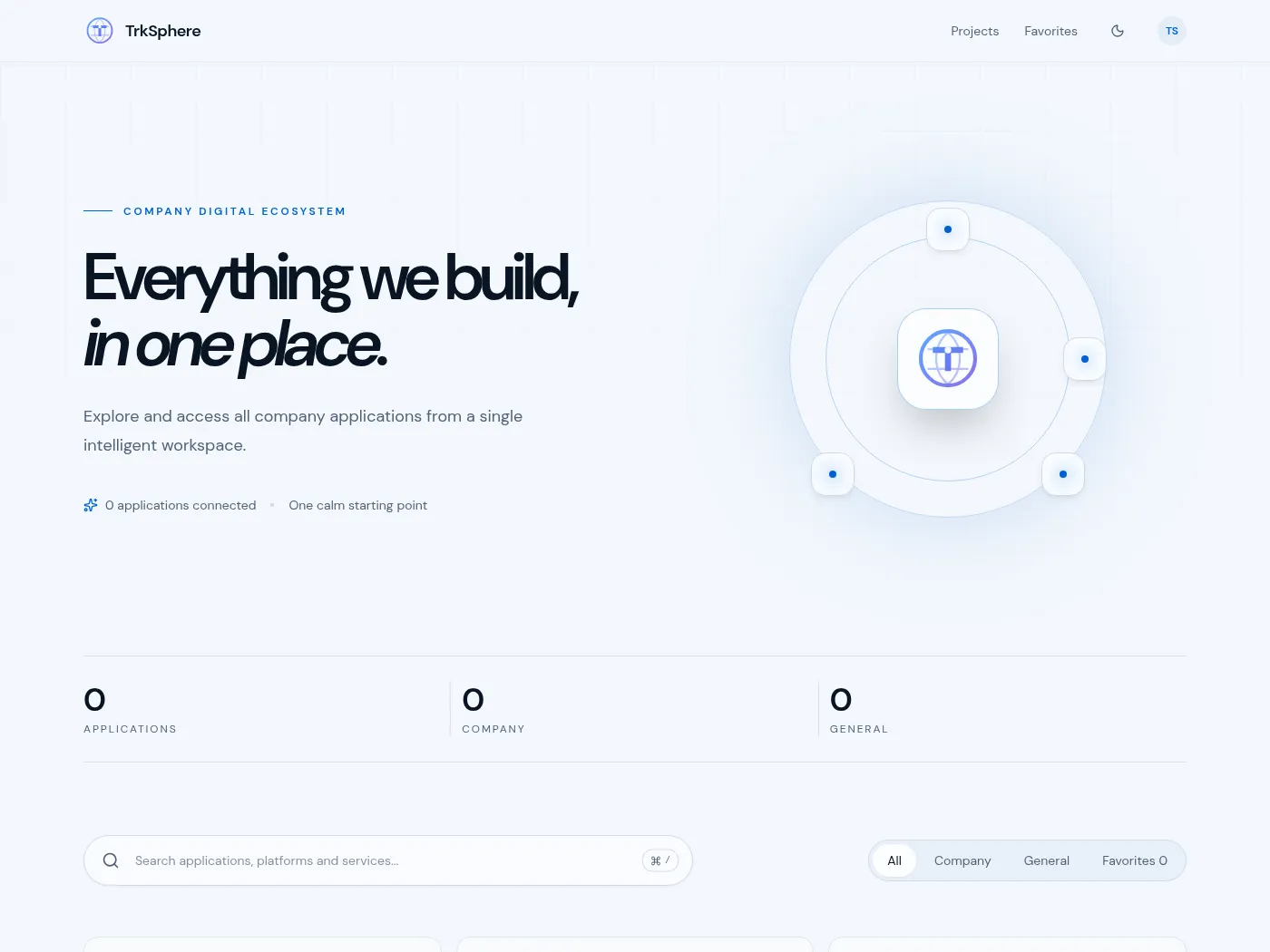 TrkSphere Platform UI