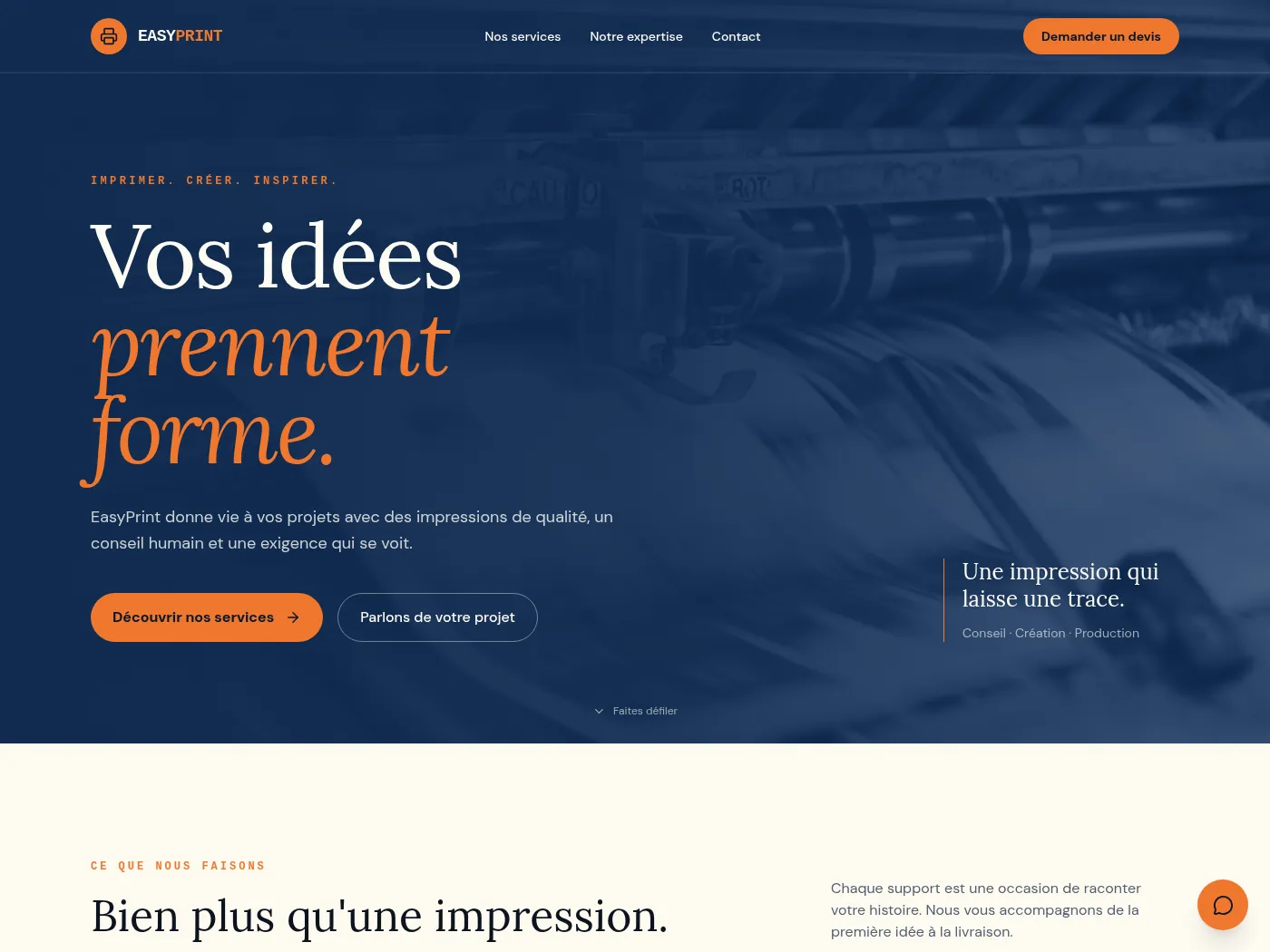 EasyPrint Company Website