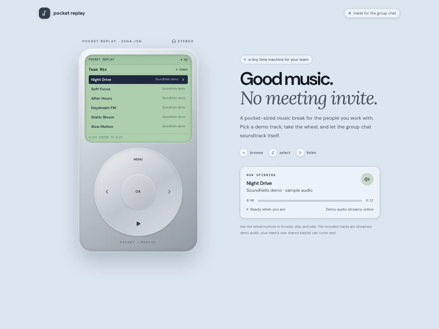 iPod Player Retro UI
