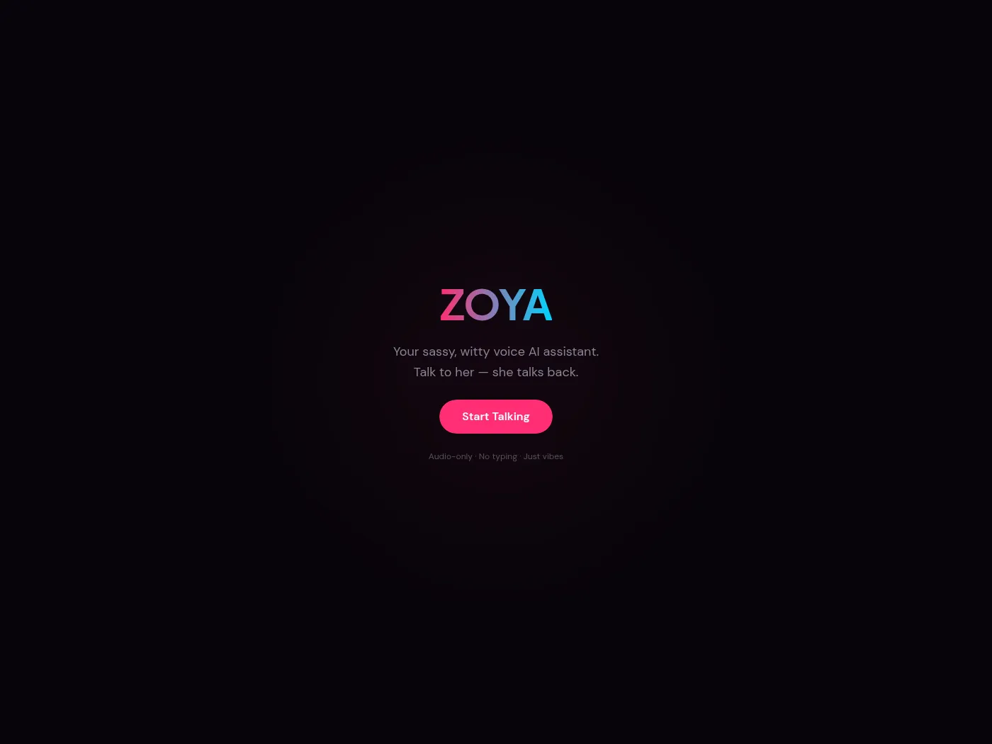 Zoya Voice AI Assistant