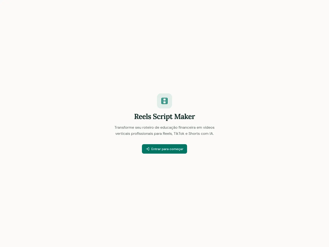 Reels Script Video Maker