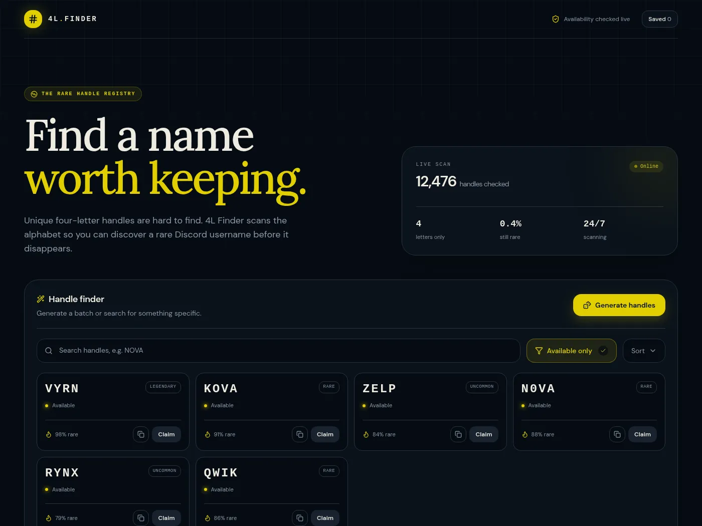 Discord 4L Finder