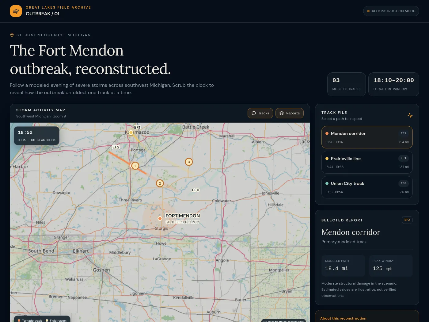 Tornado Outbreak Explorer