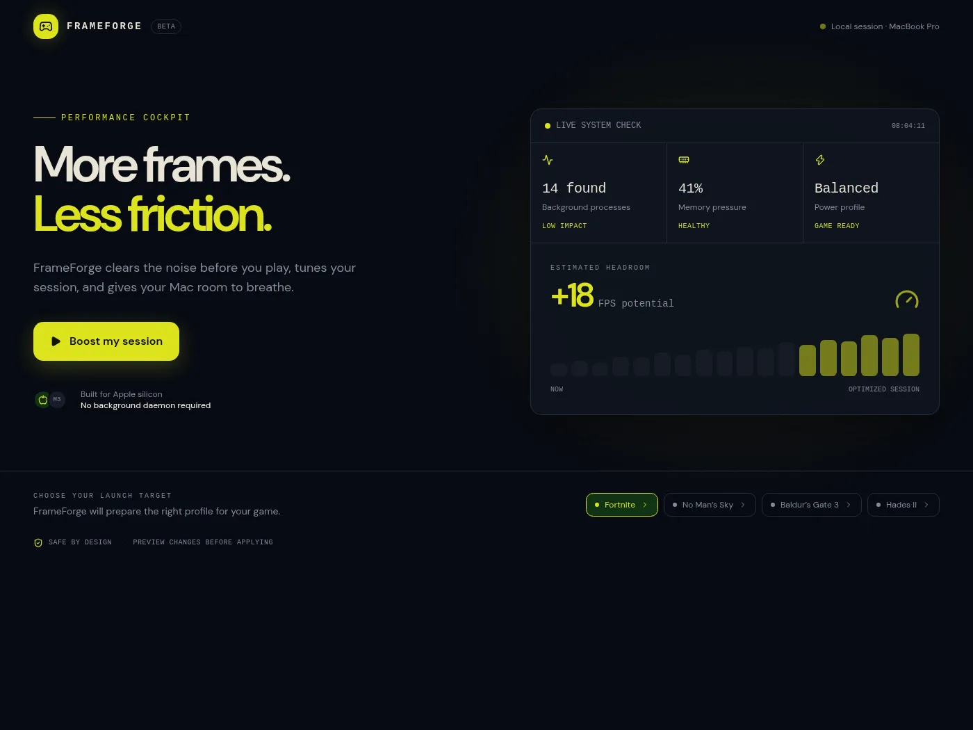 Mac FPS Booster