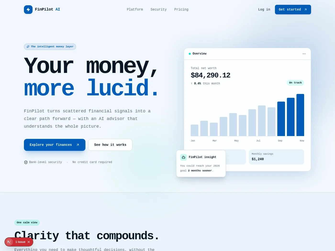 FinPilot AI SaaS Platform