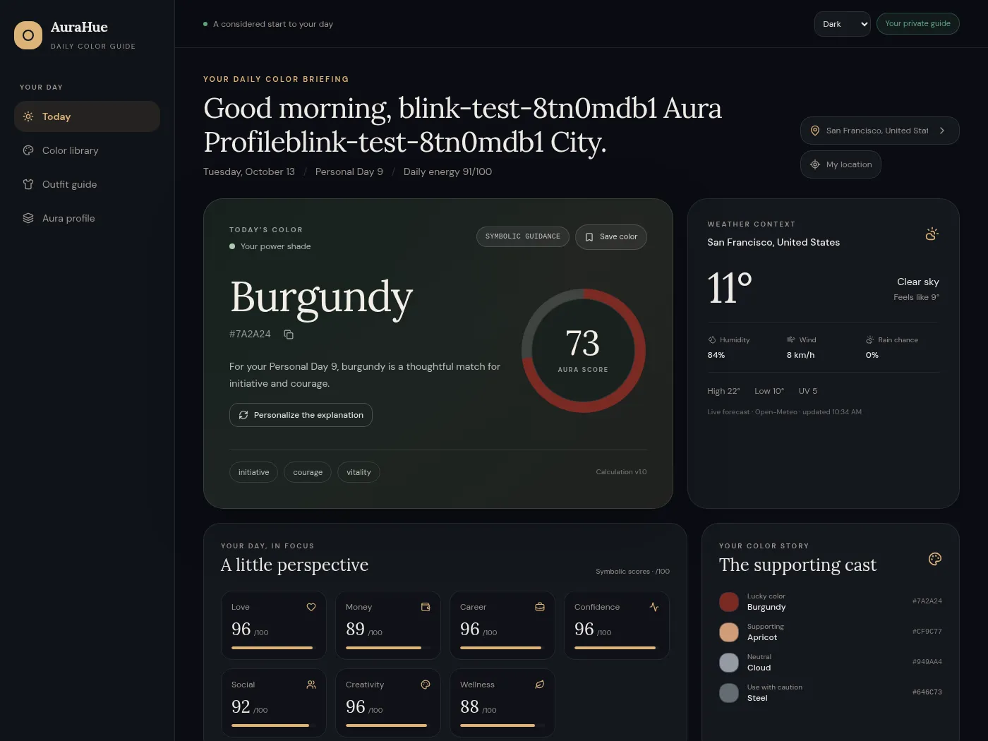 AuraHue Lifestyle SaaS