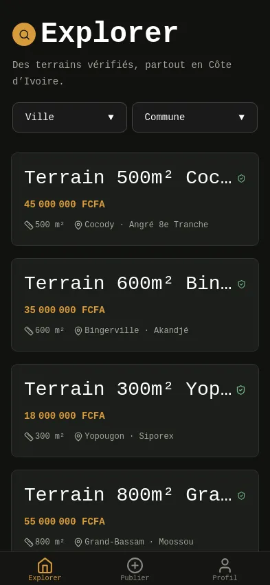 Terra CI Secure Land App