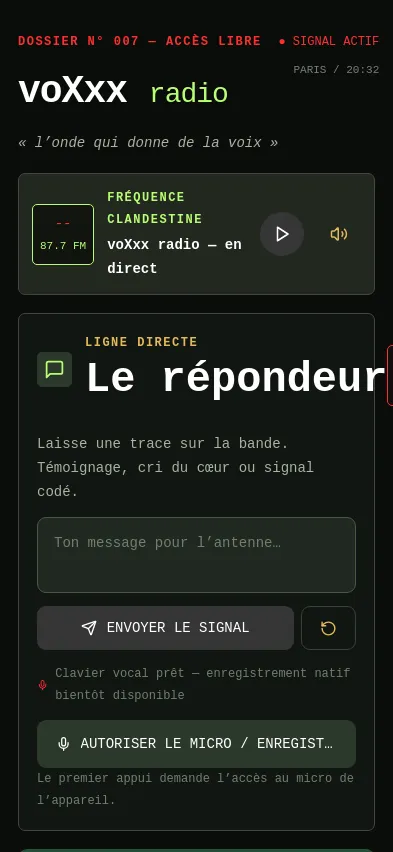 voXxx Radio