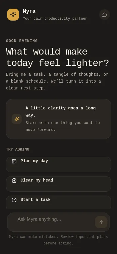 Myra AI Assistant