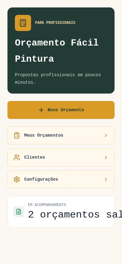 Orçamento Fácil Pintura