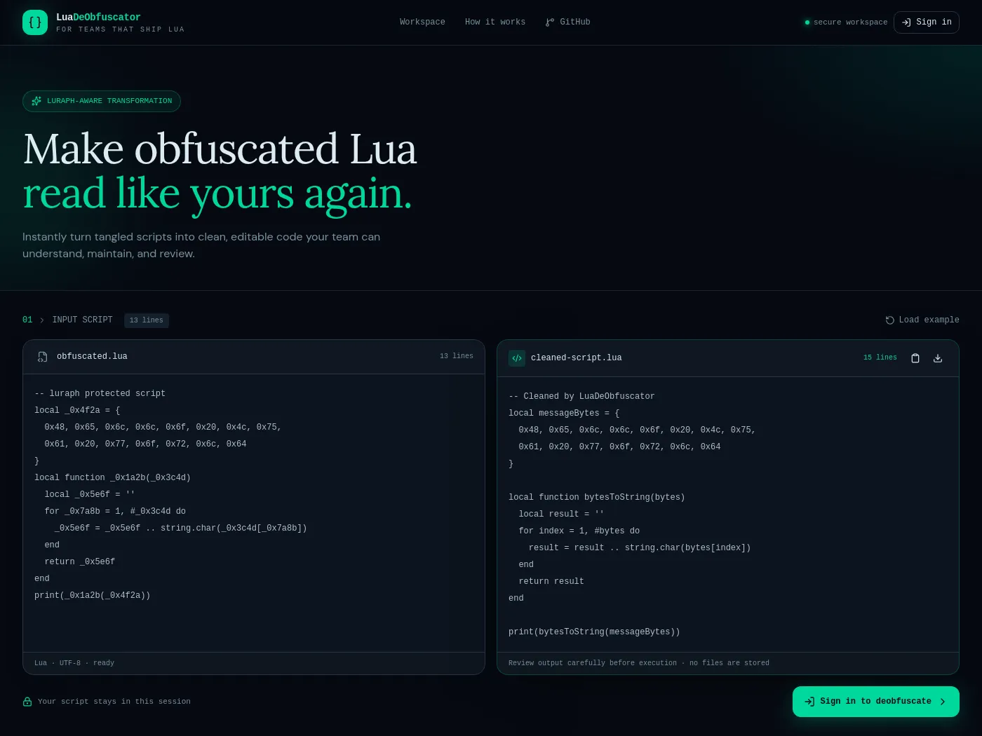 LuaDeObfuscator