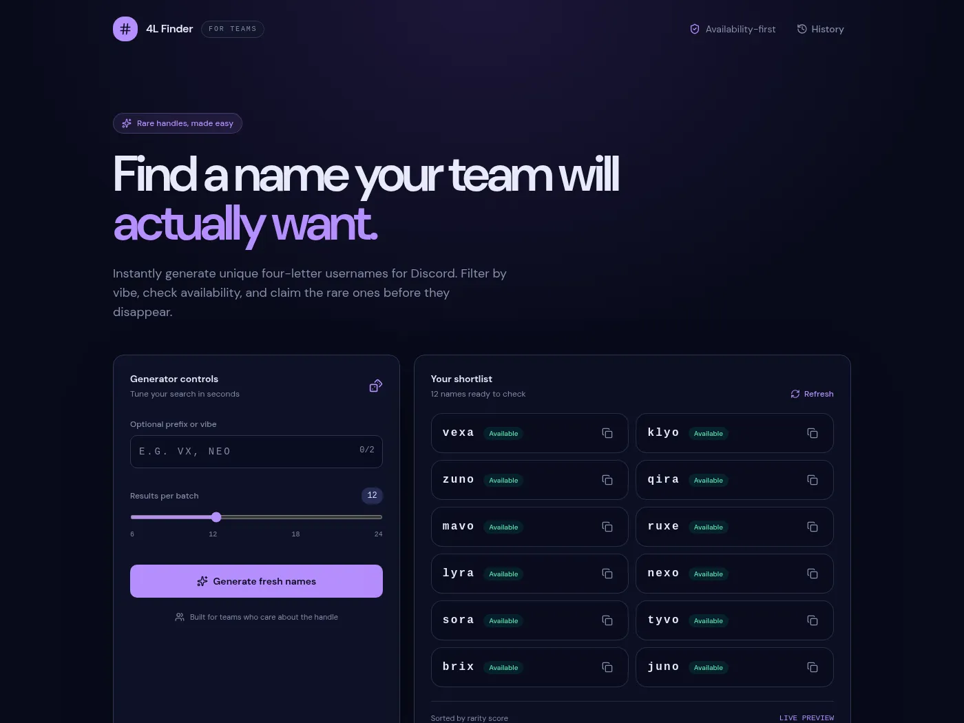 Discord 4L Finder