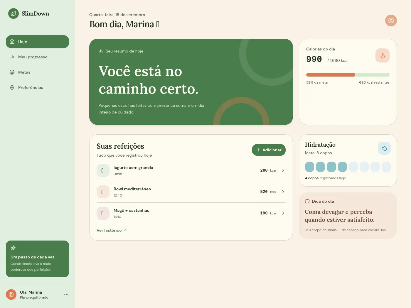 SlimDown App