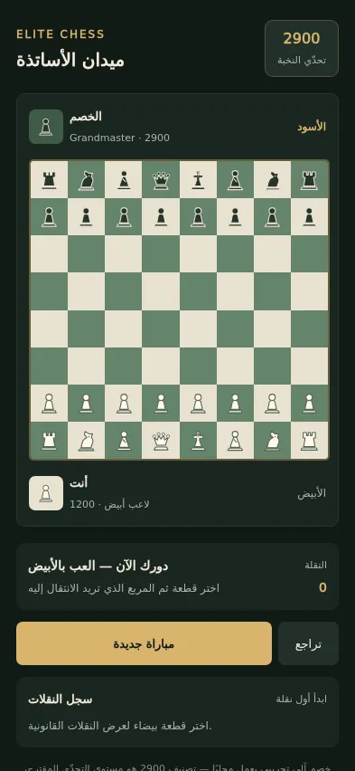 Elite Chess ELO 2900