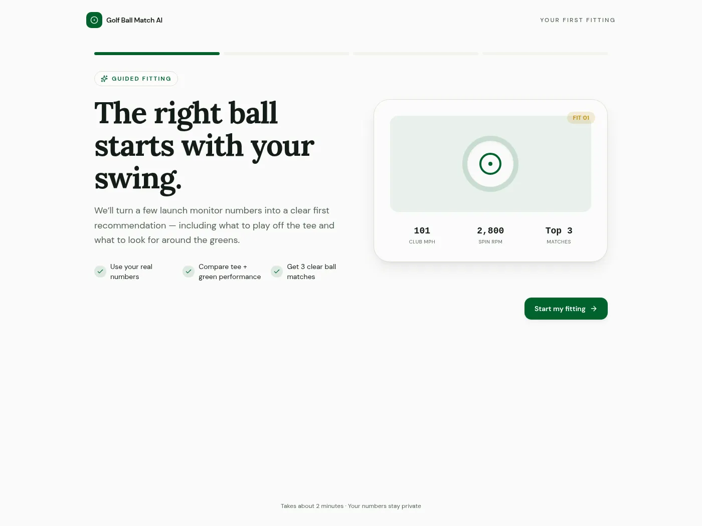 Golf Ball Match AI