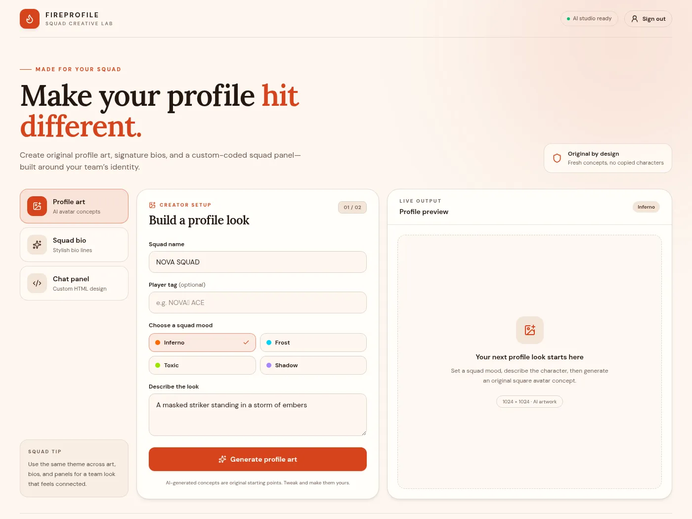 FireProfile Booster