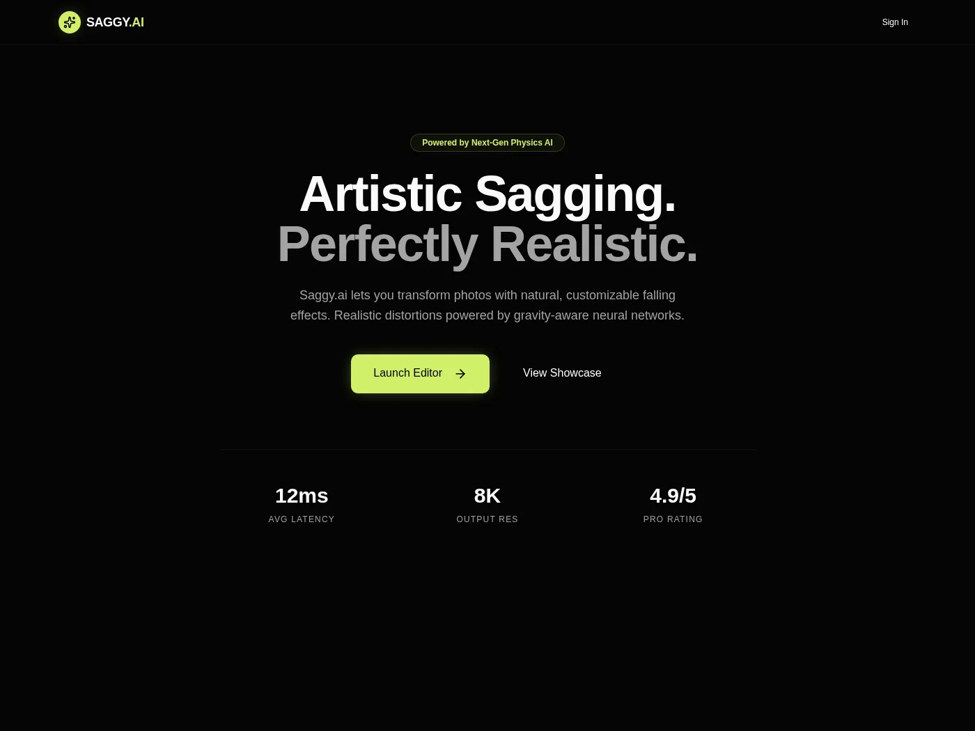 Saggy Photo Editor