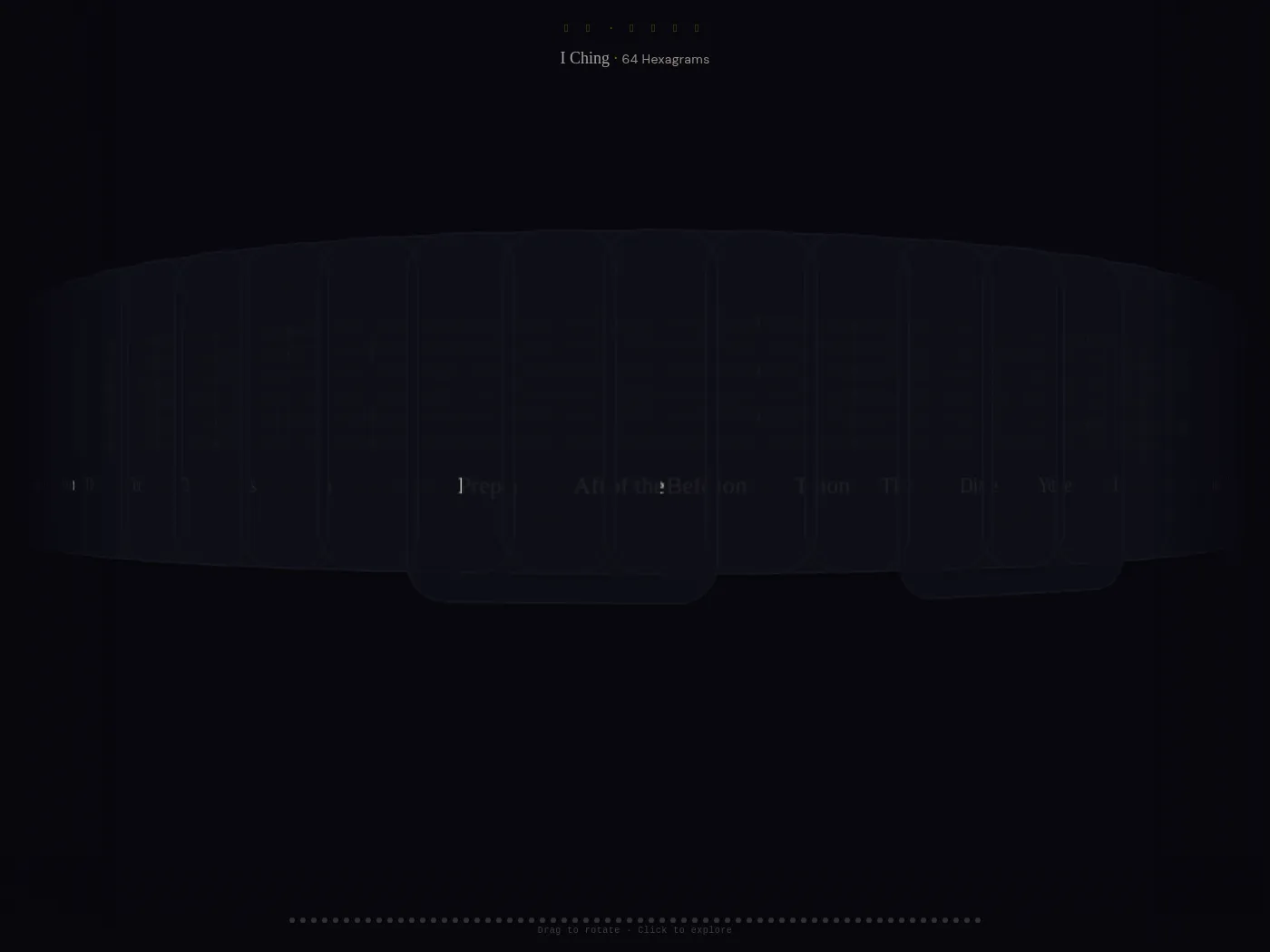 I Ching 3D Carousel