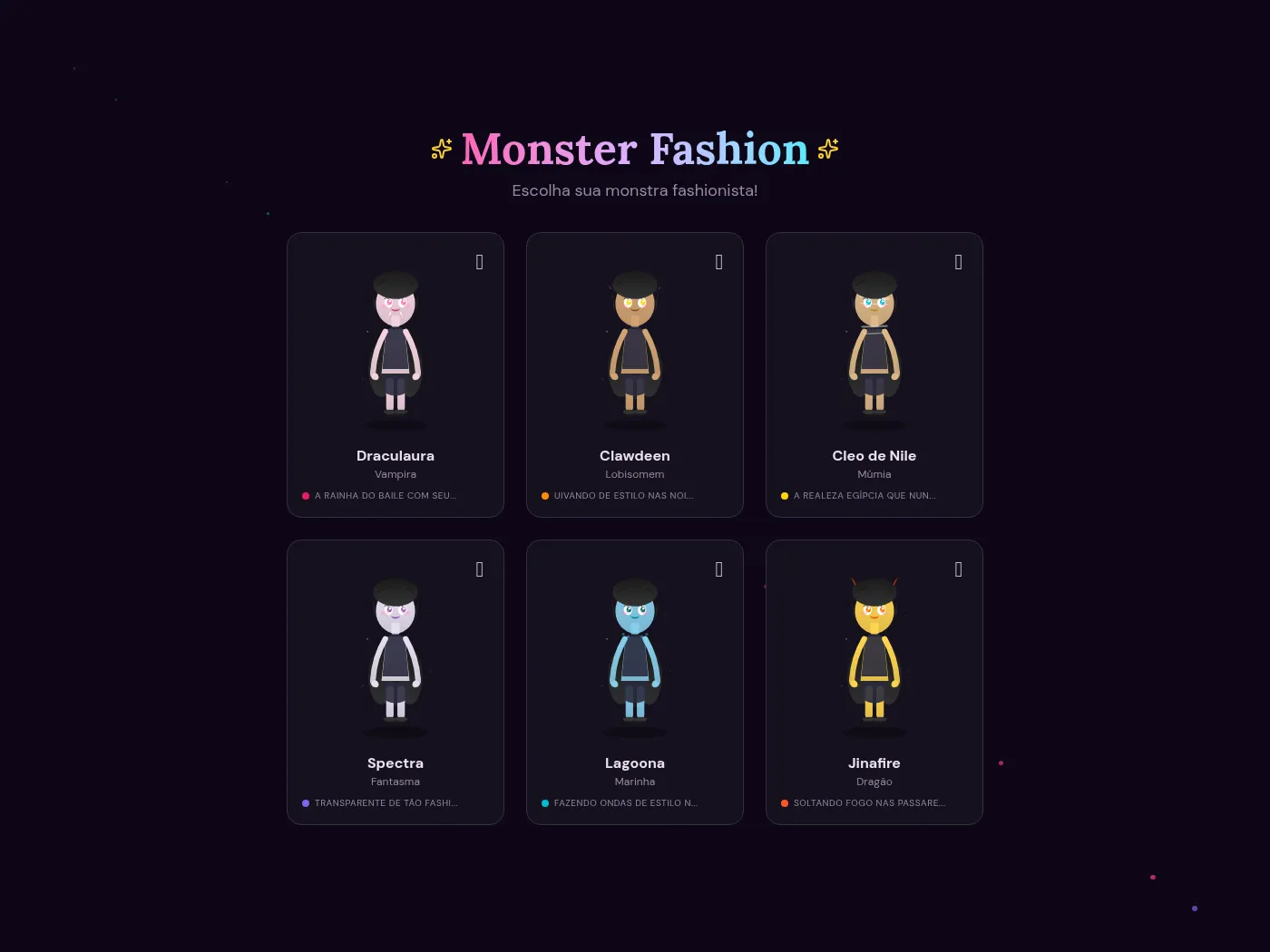 Monster School Fashion Play