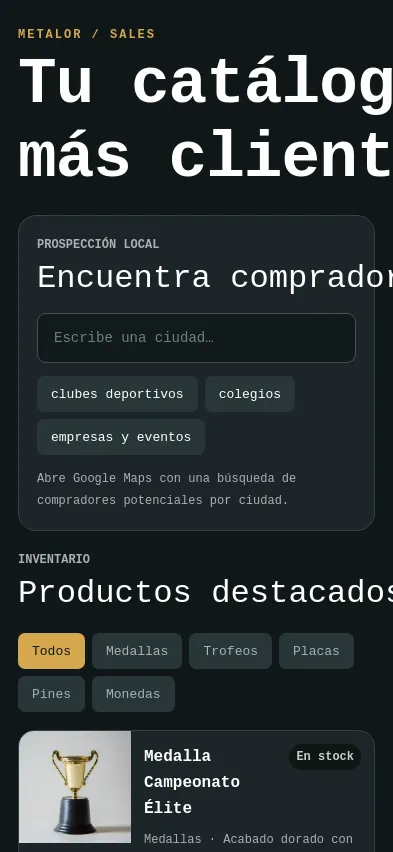 METALOR Sales App