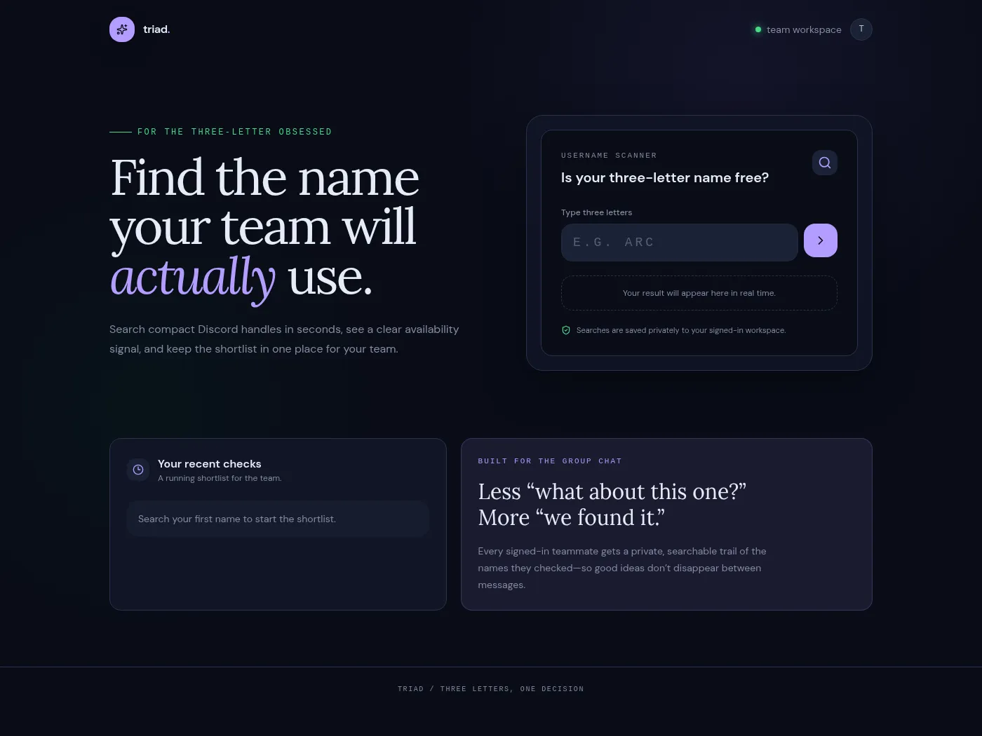 Discord Name Finder