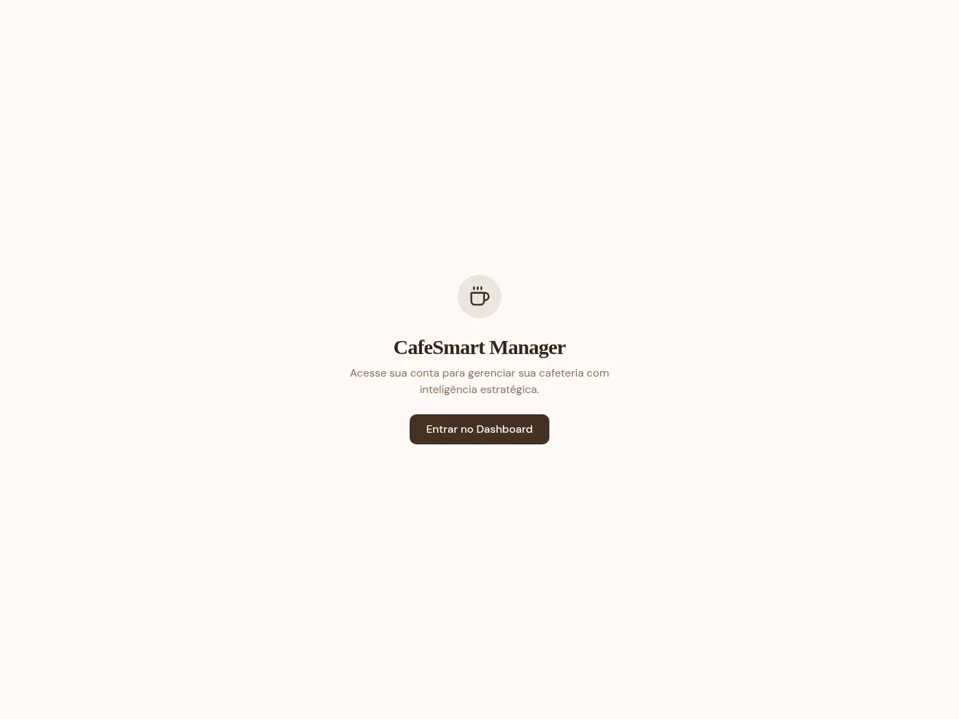 CafeSmart Manager