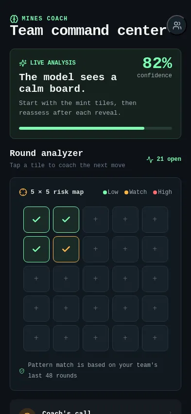 Mines AI Coach