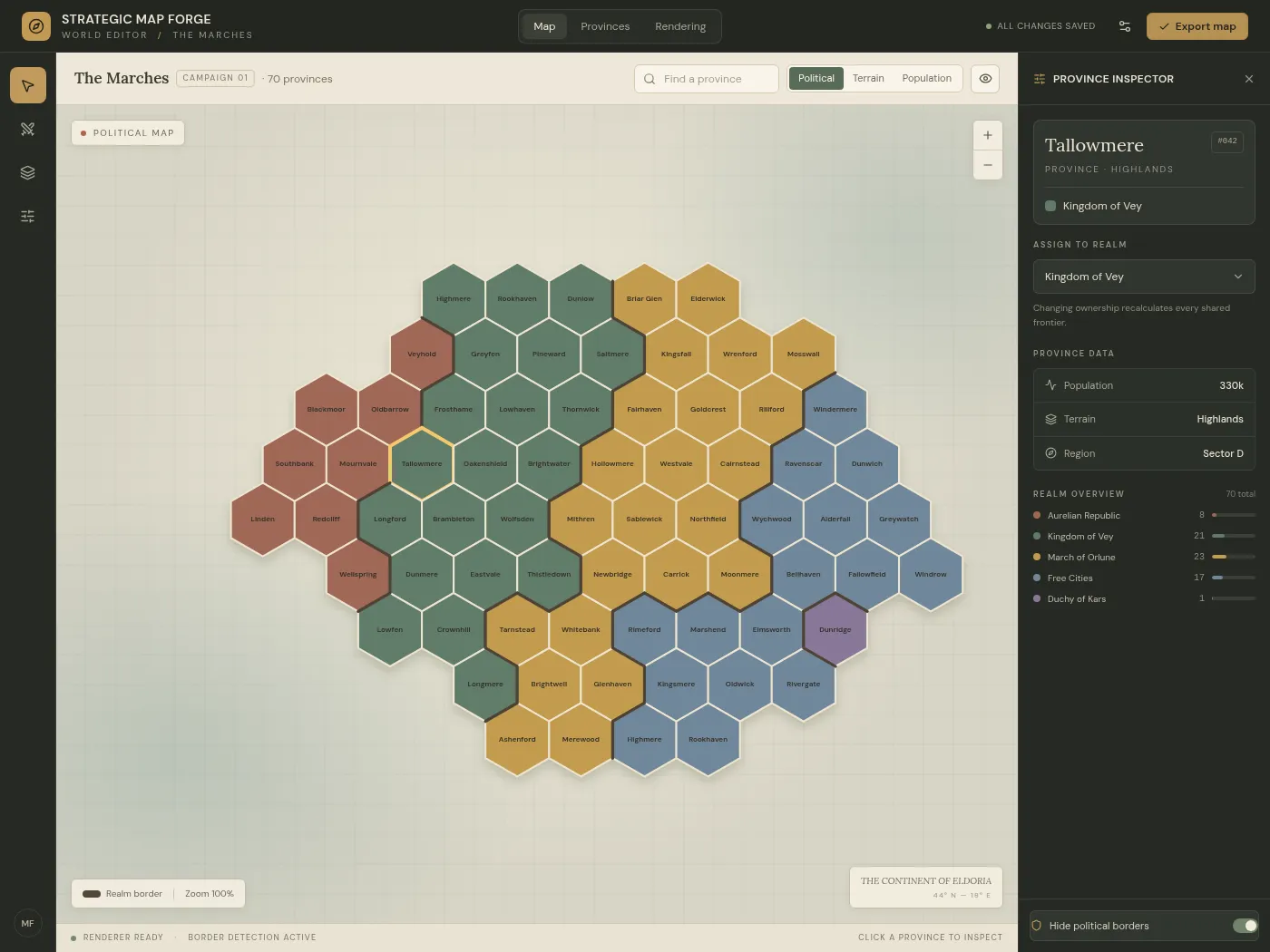 Strategic Map Forge